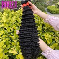 China 10A Virgin Peruvian Human Hair Deep For Women Soft Smooth Bleached Knots Full Lace Wig for sale