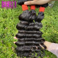 China Soft Natural Wave Peruvian Hair Double Weft 8-28 Inch Smooth Strong Weft for sale