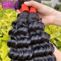 China Deep Wave Peruvian Virgin Peruvian Human Hair No Shedding No Tangle Natural Color for sale