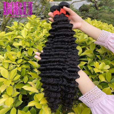 China Deep Wave Peruvian Virgin Peruvian Human Hair No Shedding No Tangle Natural Color for sale