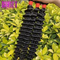 China Deep Wave Peruvian Virgin Peruvian Human Hair No Shedding No Tangle Natural Color for sale