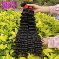 China 100% Unprocessed Cuticle Aligned Hair Vendors , Loose Deep Wave Peruvian Hair for sale