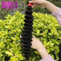 China 100% Unprocessed Cuticle Aligned Hair Vendors , Loose Deep Wave Peruvian Hair for sale
