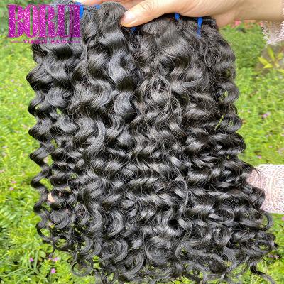China No Tangle Human Hair Weave Bundles Peruvian Virgin Water Wave Bundles Smooth for sale