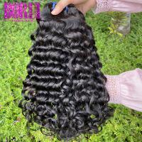 China Peruvian Human Hair Bundles , Peruvian Water Wave Hair Customized Style for sale