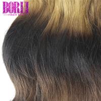 China Unprocessed Super Double Drawn Hair Bundles , Double Drawn Virgin Hair Funmi 5 Tone Bone for sale