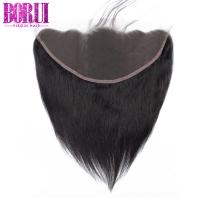 China Pre Plucked 13x6 Virgin Human Hair , Transparent  Lace Frontal With Baby Hair for sale