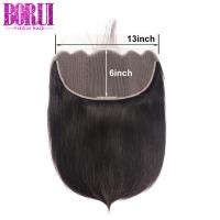 China Pre Plucked 13x6 Virgin Human Hair , Transparent  Lace Frontal With Baby Hair for sale