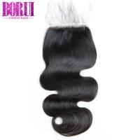 China Brazilian Unprocessed Hair Bundles With Closure , 6 * 6 5 * 5 4 * 4 Lace Closure for sale