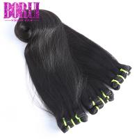 China Soft  Funmi Bone Double Drawn Human Hair Hook Curly Dyed Bleach No Tangling for sale