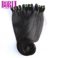 China Straight Double Drawn Weft Hair Extensions Hook Curly Funmi Flat Bone Soft Smooth for sale