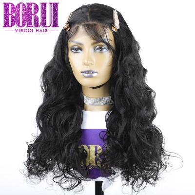 China Hand Made Customized Hairline Wigs 250% Density Body Wave Lace Wig With Baby Hair for sale