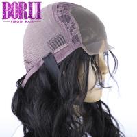 China Swiss Closure Lace Custom Lace Wigs Pre Plucked Body Wave Dyed Bleach No Shedding for sale
