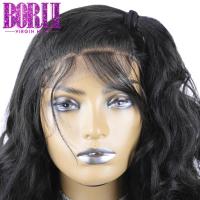 China Swiss Closure Lace Custom Lace Wigs Pre Plucked Body Wave Dyed Bleach No Shedding for sale