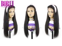 China 250% Density Hand Made Custom Made Lace Wigs , Straight Custom Closure Wigs Wave Lace for sale