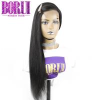 China Peruvian Custom Lace Wigs Hand Made Straight Wave Soft And Smooth Swiss Lace for sale