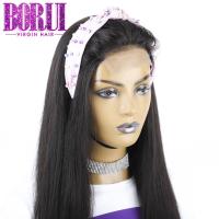 China Peruvian Custom Lace Wigs Hand Made Straight Wave Soft And Smooth Swiss Lace for sale