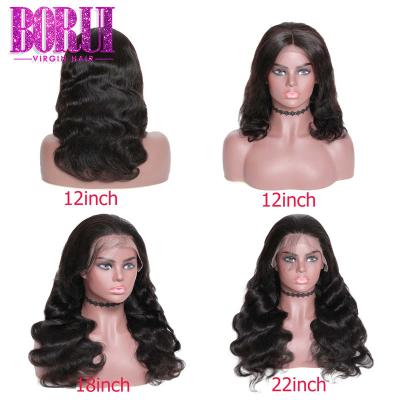 China No Shedding 360 Lace Frontal Wig 10A Grade Brazilian Human Hair Body Wave for sale
