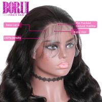 China No Shedding 360 Lace Frontal Wig 10A Grade Brazilian Human Hair Body Wave for sale