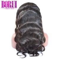 China 360 Swiss Lace Frontals Human Hair , 10A Grade Body Wave Peruvian Human Hair Wig for sale