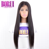 China 360 Swiss Lace Frontal Human Hair Wig , 180% Density Malaysian Straight Body Wave for sale