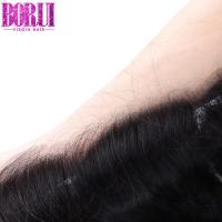 China 4x4 HD Lace Closure Peruvian Human Hair Straight Wave Soft Smooth Dyed Bleach for sale