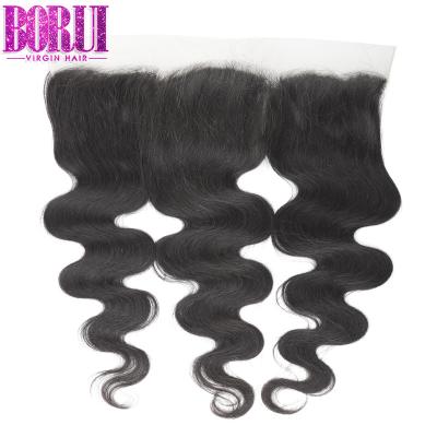 China 13x4 Pre Plucked Lace Frontal , HD Body Wave Lace Frontal No Tangling Soft for sale