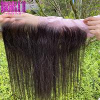 China Customized Style HD Lace Closure 13x4 Lace Frontal No Tangling Indian Virgin Hair for sale