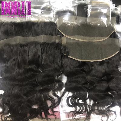 China Body Wave HD Lace Closure 13x4 Lace Frontal With Baby Hair Soft Smooth for sale