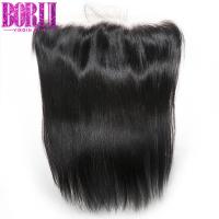 China Straight 13x4 HD Lace Closure Frontal Malaysian Hair Unprocessed Natural Color for sale
