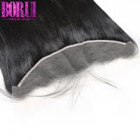China Straight 13x4 HD Lace Closure Frontal Malaysian Hair Unprocessed Natural Color for sale