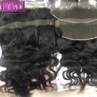 China No Tangling HD Lace Closure 13x4 Straight Wave Indian Virgin Hair Natural Color for sale