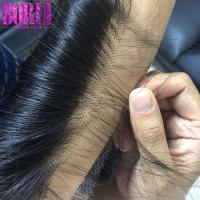China Smooth Straight Wave Hair , Malaysian Lace Frontal Unprocessed 13x4 Soft for sale