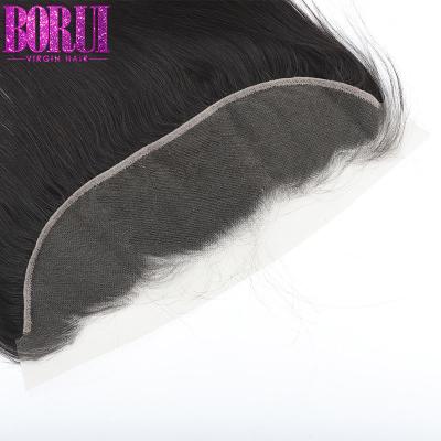 China Glueless HD Lace Closure With Baby Hair Straight Wave 13x4 No Shedding Double Weft for sale