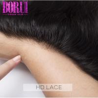 China Glueless HD Lace Closure With Baby Hair Straight Wave 13x4 No Shedding Double Weft for sale