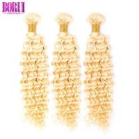 China 10A 613 Blonde Deep Curly Hair , 13 By 4 Lace Frontal No Tangling Healthy Hair End for sale