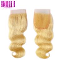 China Body Wave 4 * 4 Lace Closure , Brazilian 613 Hair Bleach Dye Restyle Eco for sale