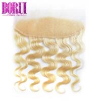 China Blonde Body Wave 13 X 4 Lace Frontal 613 Peruvian Hair Body Wave No Lice for sale