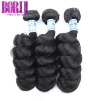 China Loose Wave 1B Virgin Peruvian Human Hair Extension With Closure for sale