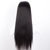 China Unprocessed Virgin Human Hair 13X4 Straight 180% Density Lace Frontal Wig for sale