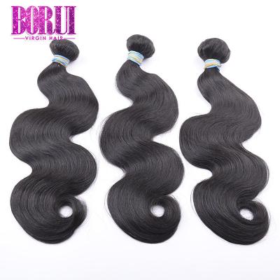 China Black 1B Unprocessed Brazilian Virgin Human Hair Bundle for sale