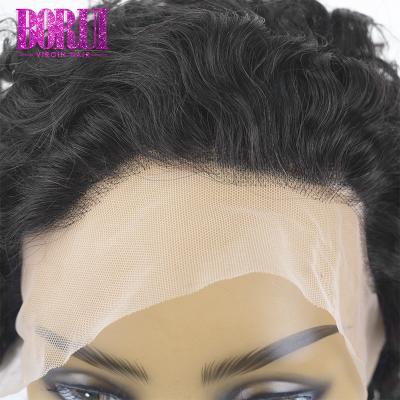 China Pixie Cut Lace Front Wigs Wavy Short Pixie Curly Human Hair for sale