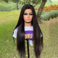 China Straight Transparent HD Lace Frontal Wig Free Part With Pre Plucked Hairline for sale