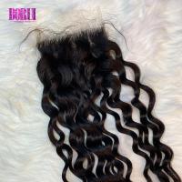 China Deep Wave 13x4 HD Lace Frontal Wig 100% Brazilian Human Hair Closure for sale