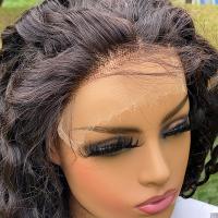 China 5 By 5 Water Wave HD Lace Closure Wigs 250g-350g weight for sale
