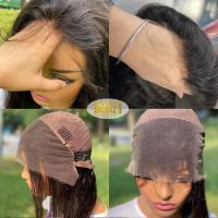 China 5 By 5 Water Wave HD Lace Closure Wigs 250g-350g weight for sale