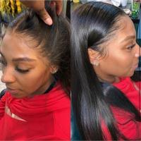 China Beauty Forever Straight 5x5 HD Lace Wig Pre Plucked Remy Human Hair Wig for sale