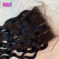 China 5x5 HD Swiss Transparent Frontal Lace Closure 100% Human Virgin Hair for sale