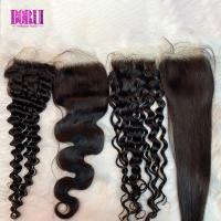 China Super Thin And Breathable 5x5 Lace Closure Straight Hair 100% HD Invisible Lace for sale