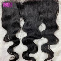 China 13*6 Unprocessed Baby Hair Body Wave Lace Frontal With Hair Bundles For Black Women for sale